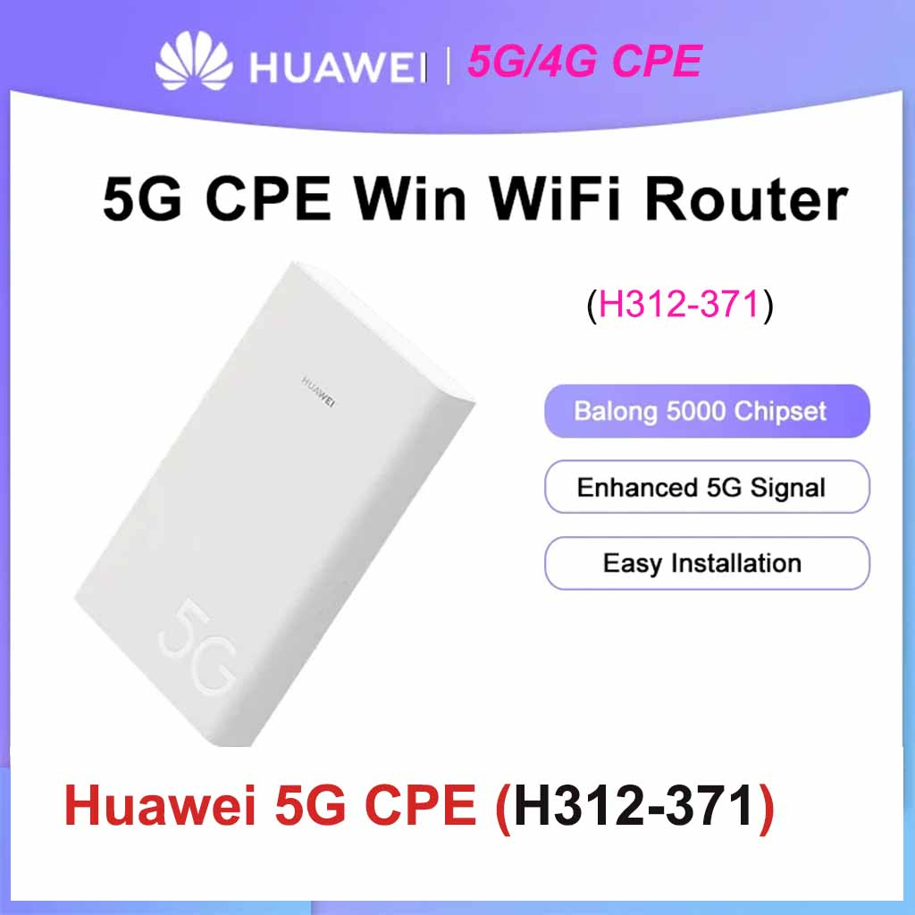 Huawei 5G CPE Pro WiFi Router H312-371 LTE Cat19 Gigabit CPE router H112-370 5G WiFi6 Wireless ...