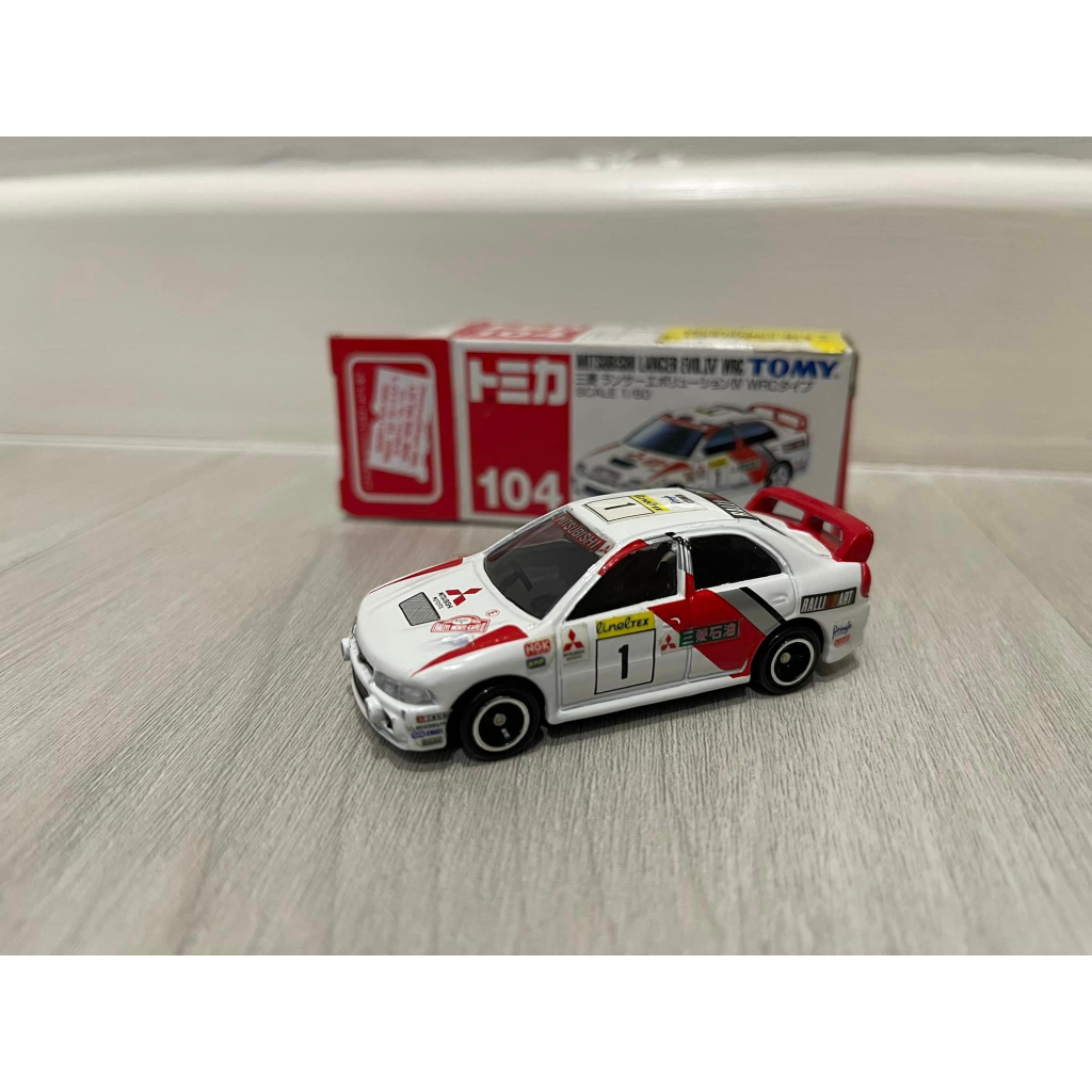 Tomica Mitsubishi Lancer EVO IV WRC #104 (TD) | Shopee Malaysia