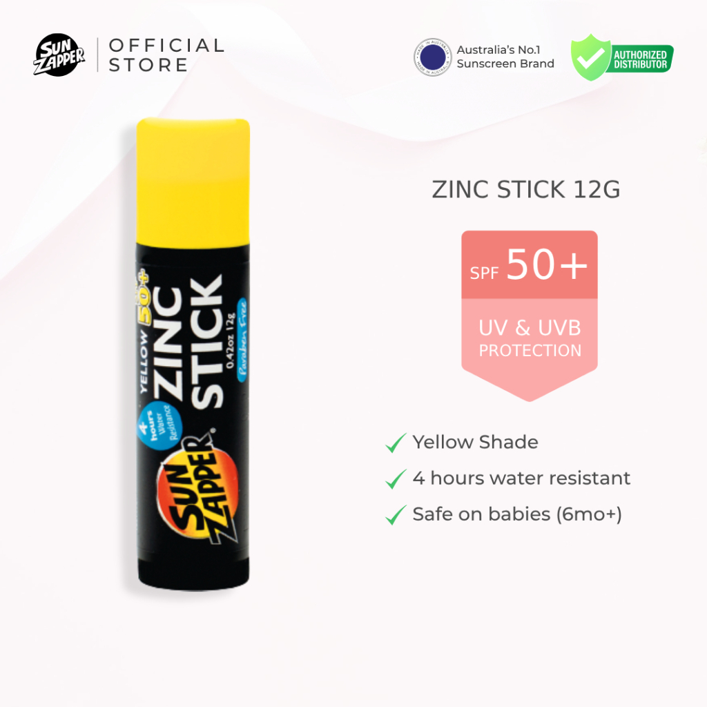 Sun Zapper Zinc Stick SPF 50+ | 4 hrs Water Resistance | Paraben-Free ...