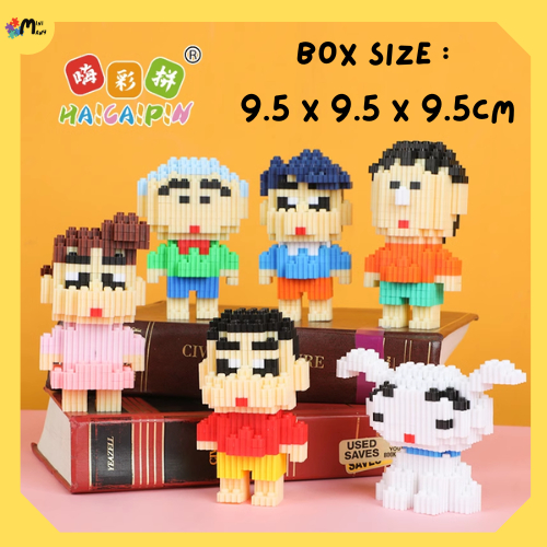 [READY STOCK] Nano Block Bricks Anime: CRY Shinchan Series DIY Toys ...