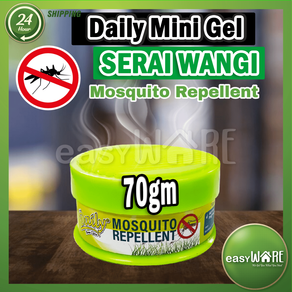 EASYWARE 2023 [Original 100%] Daily Mini Gel Lemon Grass Serai Wangi 70 ...