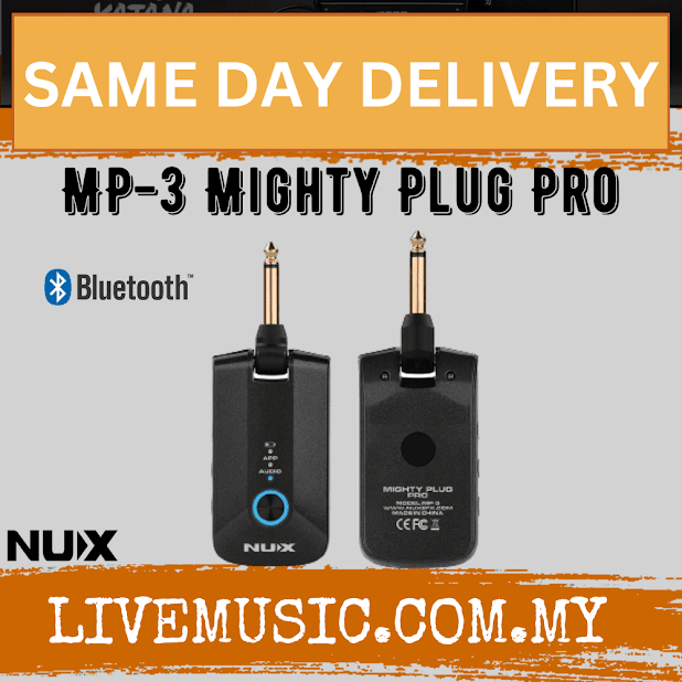 NUX Mighty Plug Pro MP-3 Headphone Amp for Guitar/Bass, Various Effects ...