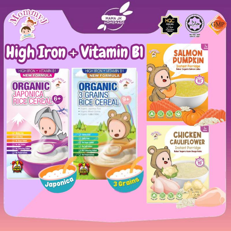 Mommy J MommyJ Organic Rice Cereal 宝宝有机纯米糊 Baby Cereal 120g | Shopee Malaysia