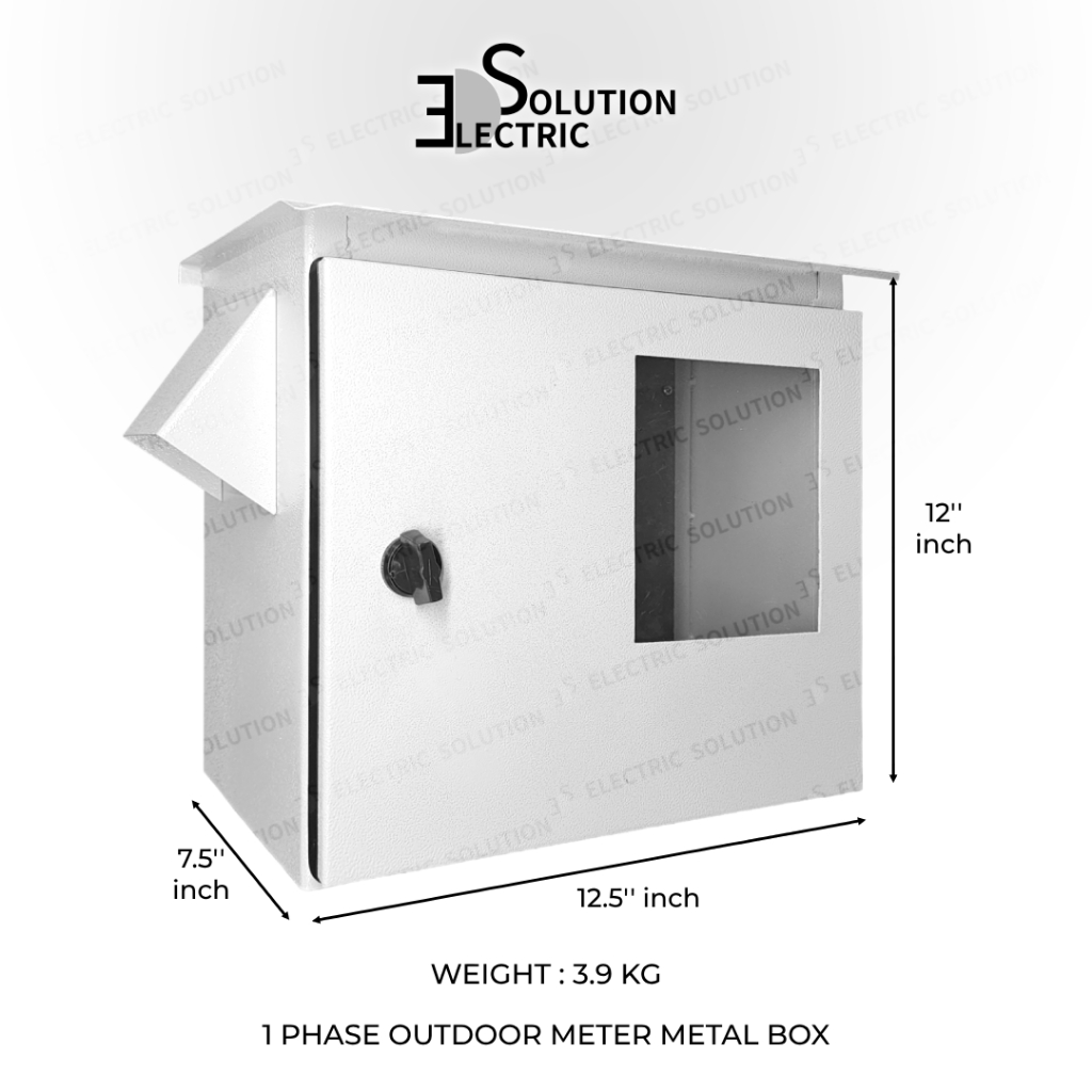 THREE PHASE / SINGLE PHASE OUTDOOR HOUSING METER METAL BOX FIBER BOARD ...