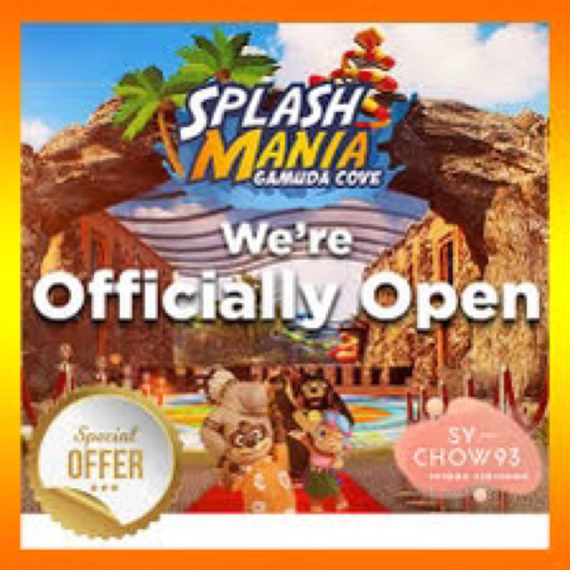 ( PROMO) Splash Mania Waterpark ticket Admission in Gamuda Cove ...
