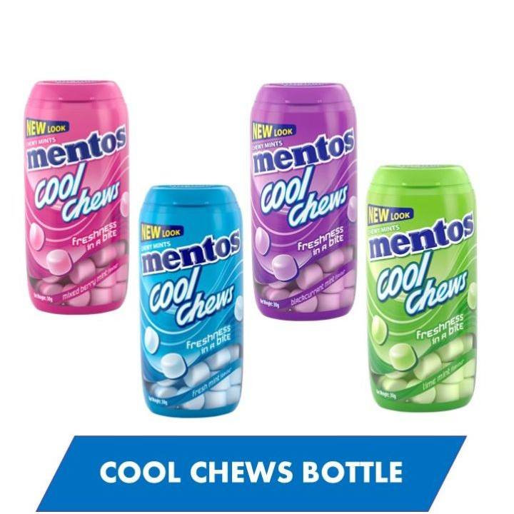 Mentos Cool Chews Chewy Mints Candy 30g | Shopee Malaysia