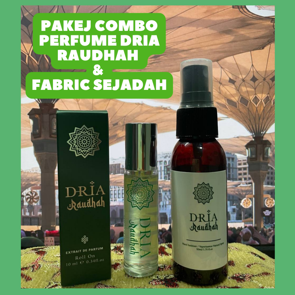 Perfume dan Spray Sejadah Wangian Raudhah Madinah viral mesra solat ...