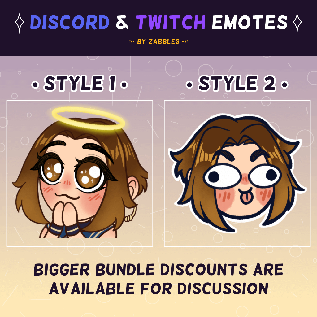 Digital Art Commission - TWITCH/DISCORD EMOTES | Shopee Malaysia