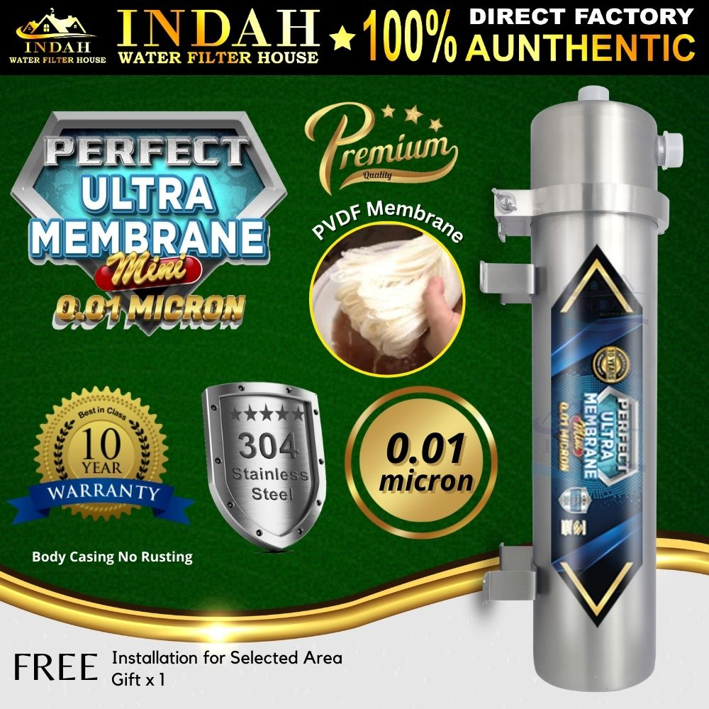 Perfect Steel Mini Membrane Master Water Filter 0.01 micron UF Ultra ...
