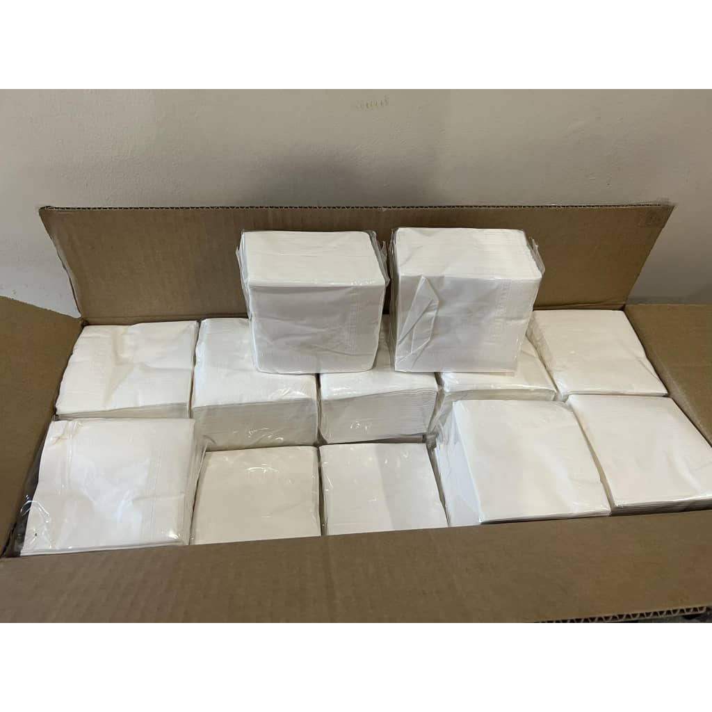 (50 PACKS) Cocktail Napkin 2-Ply Pure Pulp (5,000 SHEETS/1 CARTON ...