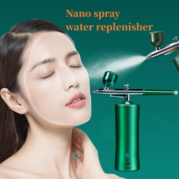 Oxygen Injector Machine Nano Mist Sprayer Facial Airbrush Water Compressor Skin Care ...