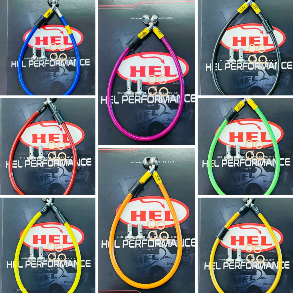 HEL BRAKE HOSE ORIGINAL FOR Y15/RS150/LC135/NVX155/R25/NINJA250/MT09 ...