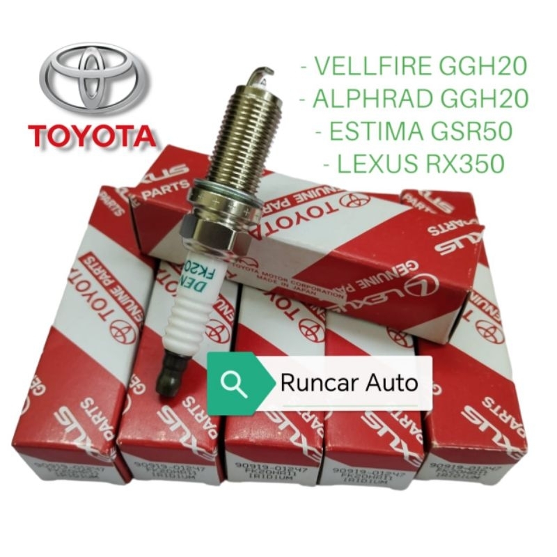 Toyota 3.5 V6 engine 6pcs iridium spark plugs alphard / vellfire ...