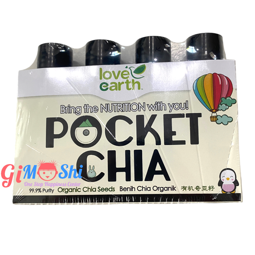 Love Earth Organic Pocket Chia- Chia Seed - 28gm X 4 | Shopee Malaysia