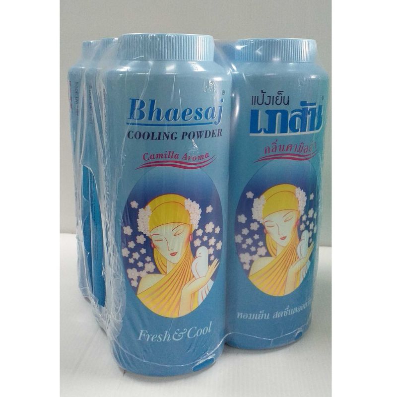 Bhaesaj cooling powder (300g/6can/pack) | Shopee Malaysia
