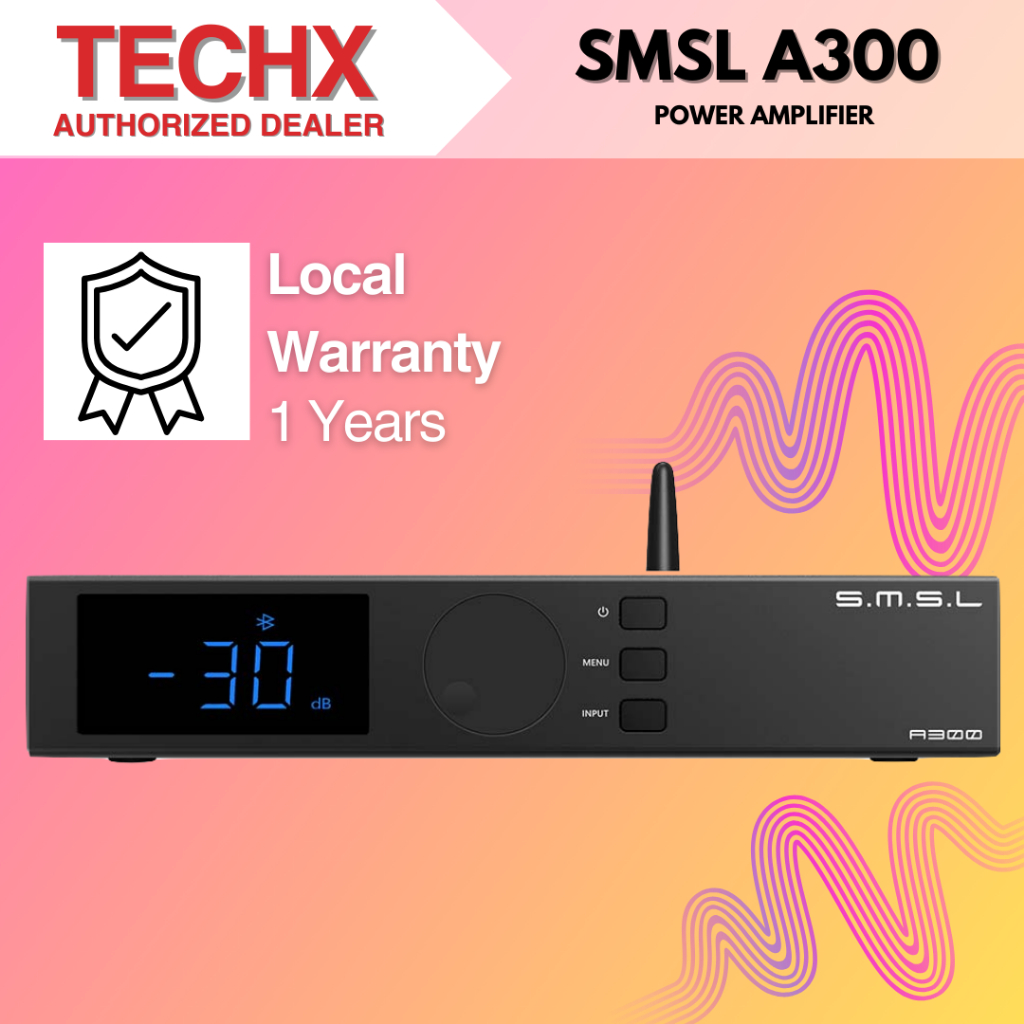 SMSL A300 Power Amplifier for Passive speakers with bluetooth | Shopee ...