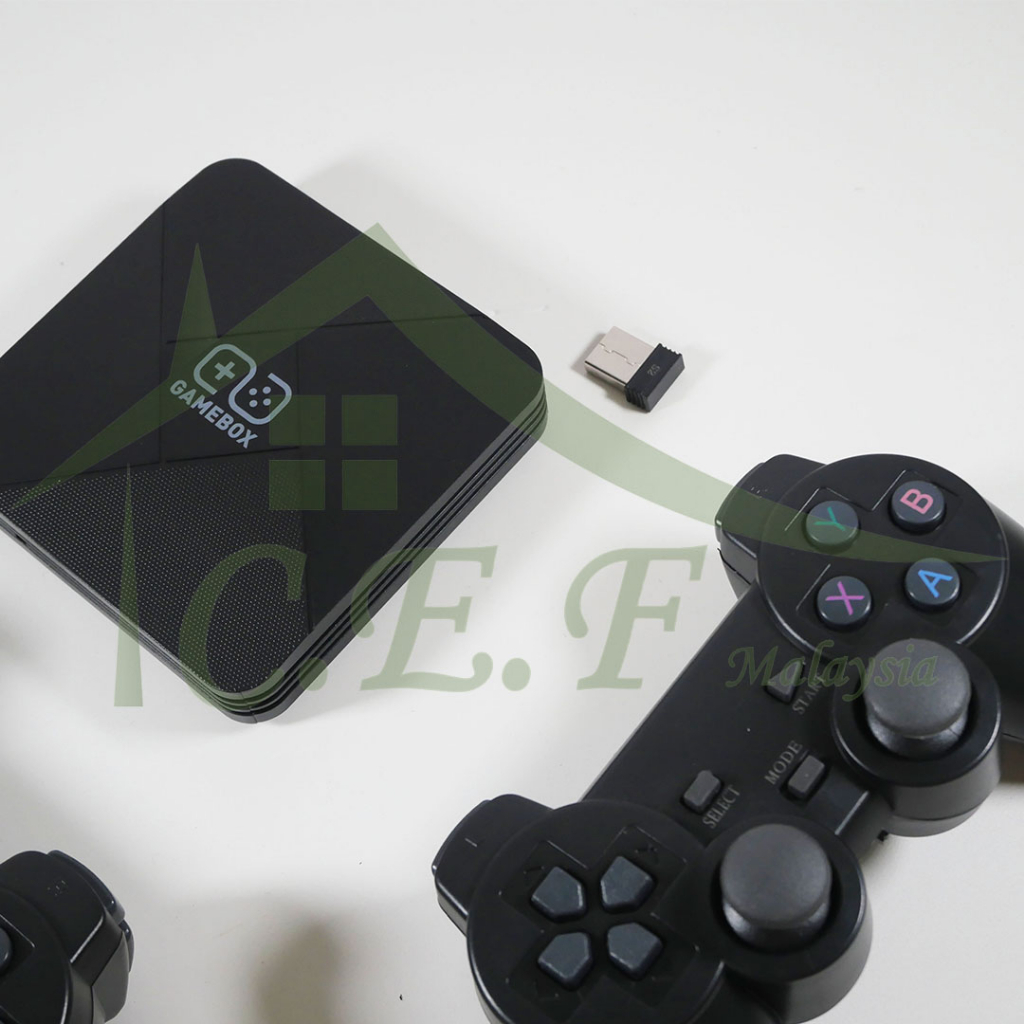 (Ready Stock)128GB Android TV box + GAME BOX G5 2in1 4K HD Game Console ...