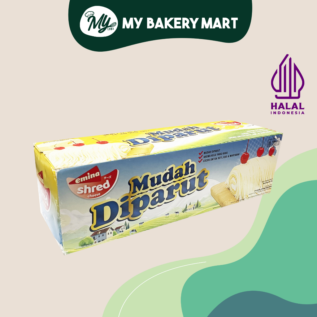 EMINA Cheese Shred Block 2kg Cheddar Cheese | Shopee Malaysia