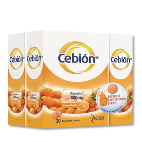 CEBION Chewable Vitamin C 500mg 30's [Exp: 5/2024] | Shopee Malaysia