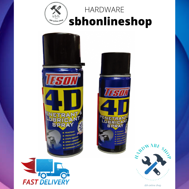 TESON WD-4D PENETRANT & LUBRICANT SPRAY/TESON 4D SPRAY/TESON Anti Rusat ...