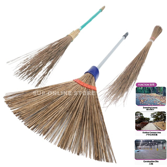 Bamboo Broom Stick with Bamboo Handle / Penyapu Lidi Thailand / Penyapu ...