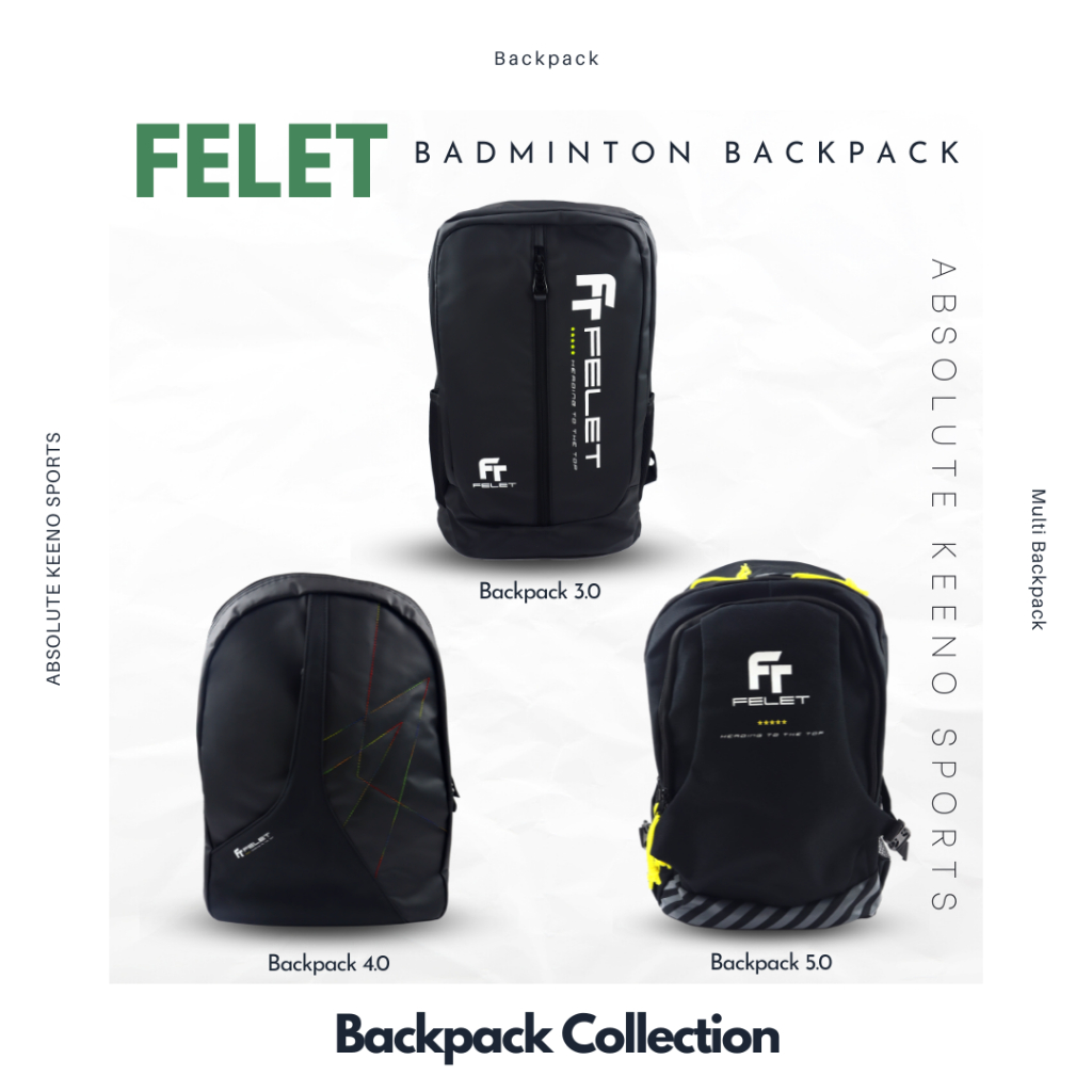 FELET Badminton Backpack Collection | Shopee Malaysia