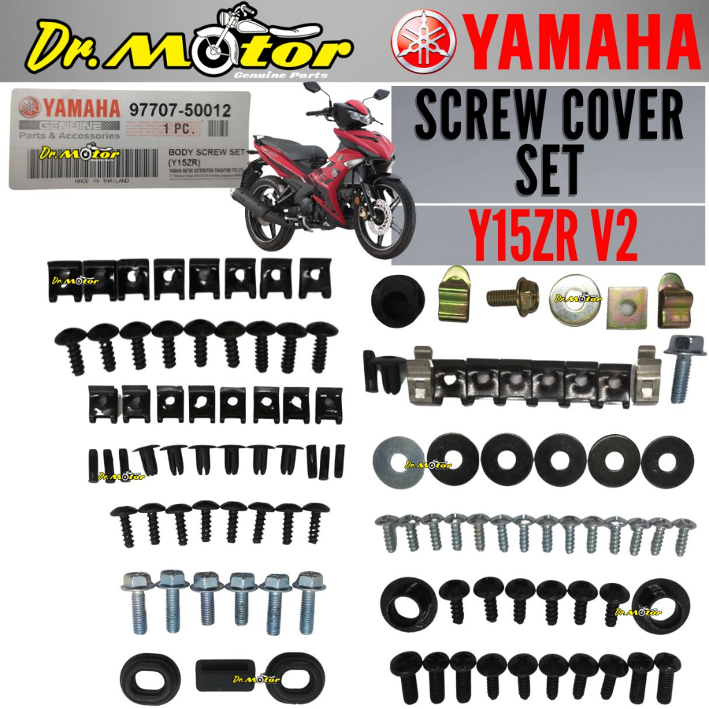 Y15ZR LC135 EGO SOLARIZ Y125ZR Y100 Y110 NVX 155 Screw Body Cover Full ...
