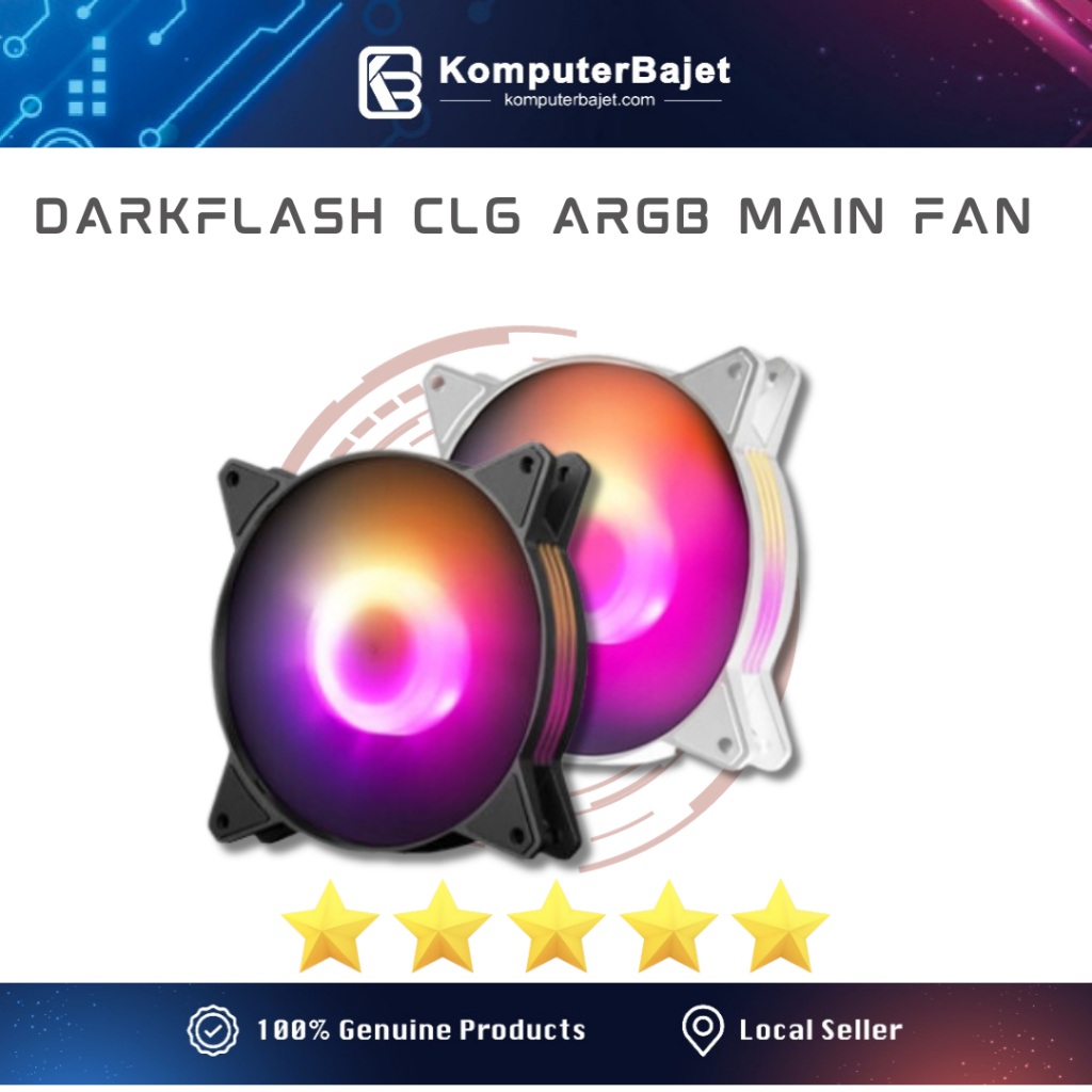DARKFLASH CL6 ARGB MAIN FAN | Shopee Malaysia
