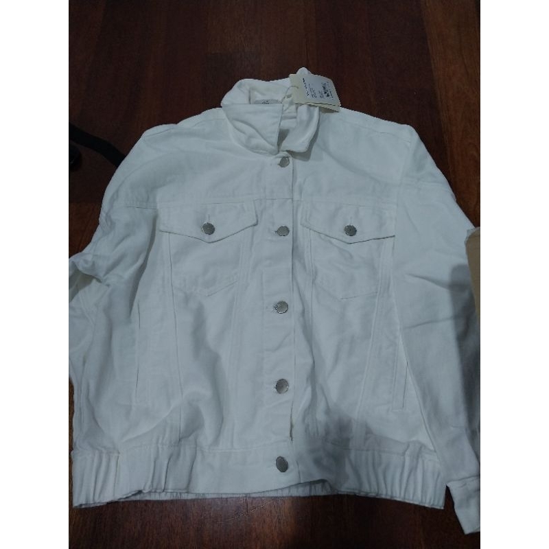 USED white denim jacket (padini) | Shopee Malaysia