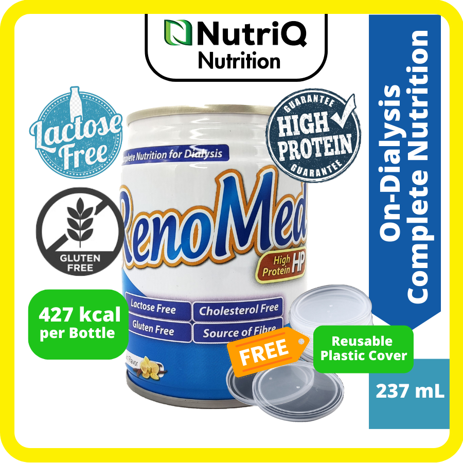 Renomed High Protein Complete Nutrition for Dialysis 237 mL Vanilla ...