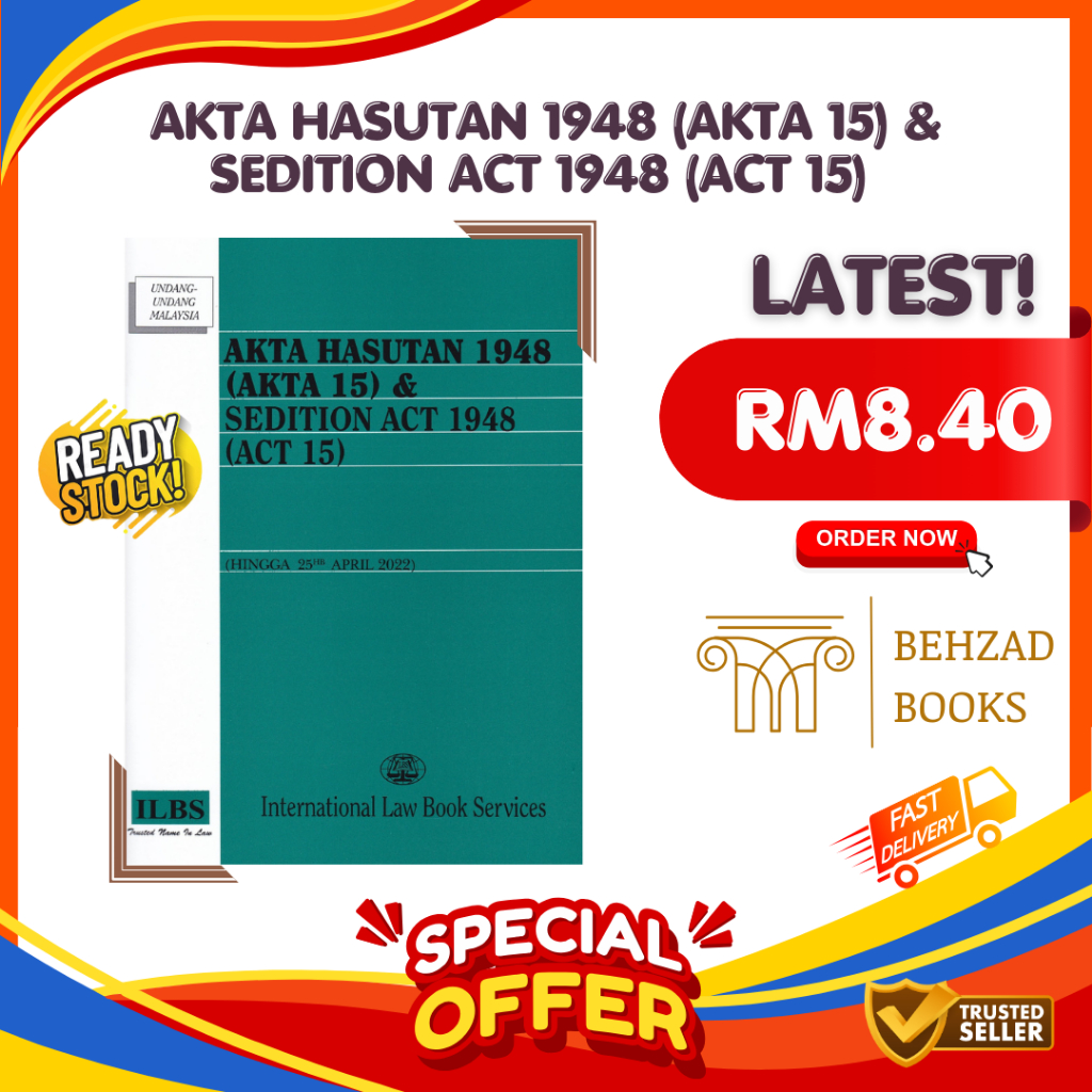 [Hingga 25hb April 2022] Akta Hasutan 1948 (Akta 15) & Sedition Act ...