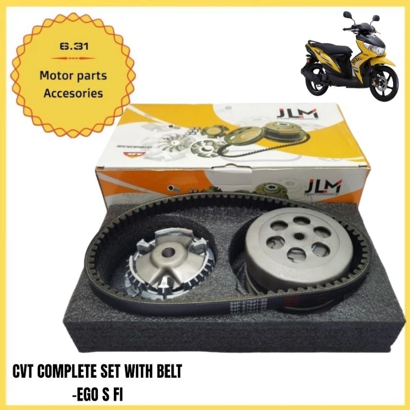 JLM YAMAHA EGOS FI EGO-S FI 54P CVT TRANSMISSION SYSTEM SET PULLEY COMPLETE SET DRIVE MOVABLE ...