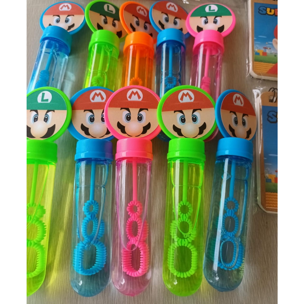 Super Mario bubbles /notebooks/ value set - party bag birthday children ...