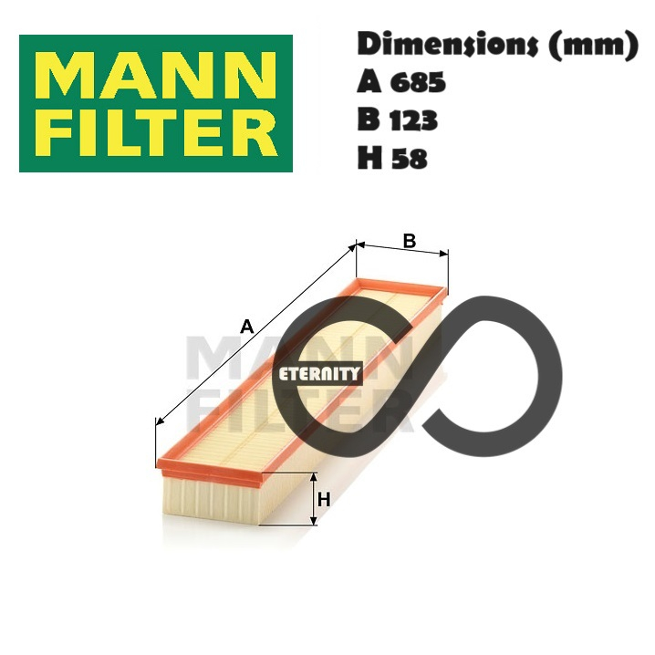 Original MANN-FILTER Air Filter C 69 226 - For Porsche Panamera I 970 3 ...