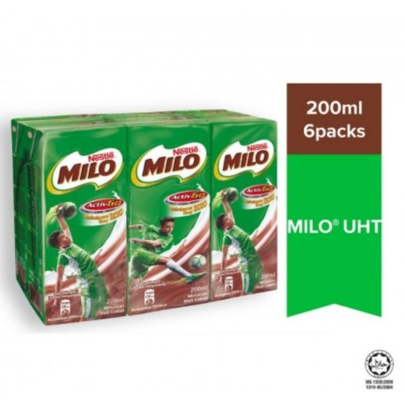 Nestle Milo Activ-GO RTD(200ml x 6 pck) | Shopee Malaysia