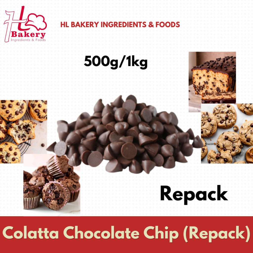 Colatta Chocolate Chip (Repack) 500g/1kg | Shopee Malaysia