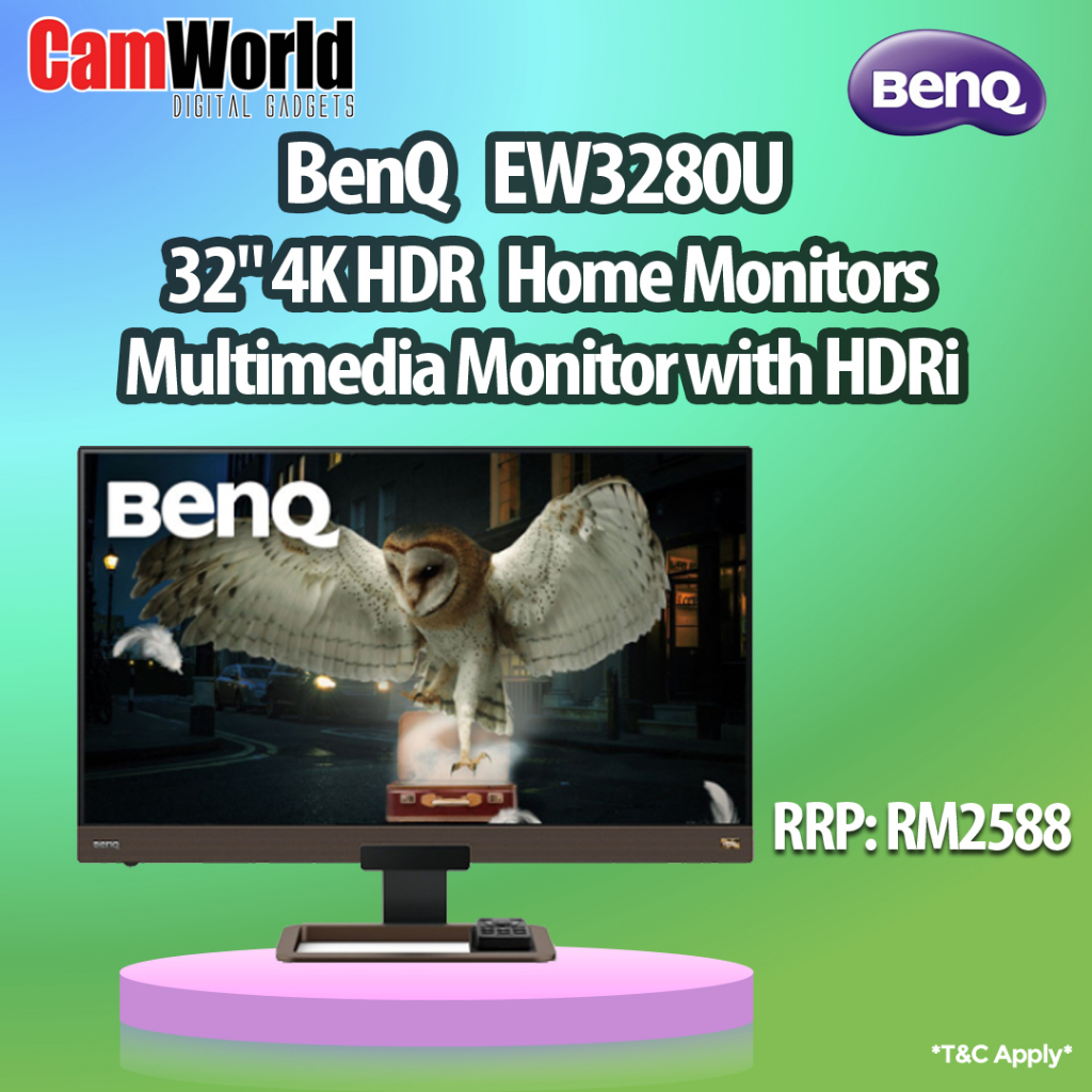 BENQ EW3280U 32" 4K HDR Multimedia Monitor with HDRi | Shopee Malaysia