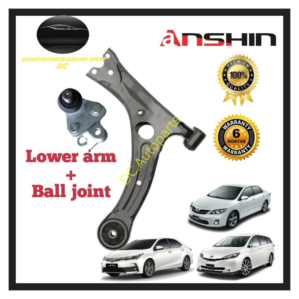ANSHIN CONTROL LOWER ARM BALL JOINT TOYOTA ALTIS WISH SEPET ZZE141 ...