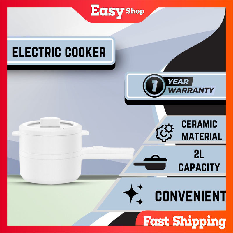 EASY Multi Cooker Non Stick Ceramic Coating Mini Electric Multi ...