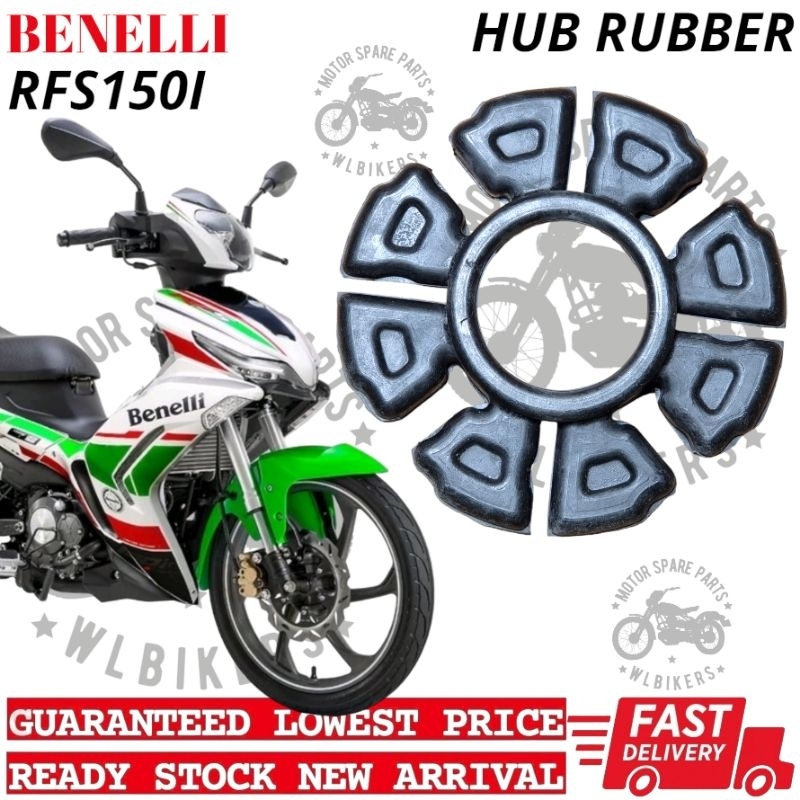 BENELLI RFS150I SM SPORT 110R HUB RUBBER SPROCKET GETAH CLUTCH HUB ...