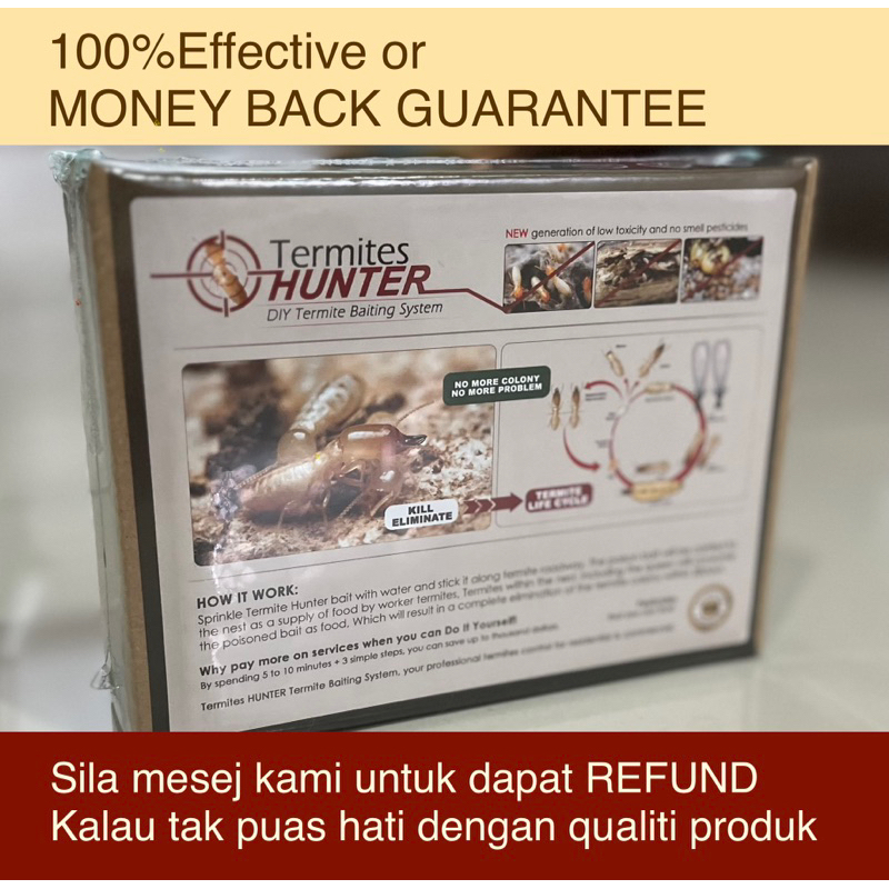 Termite Baiting Station TERMITES HUNTER / Termite box / Kotak Umpan ...