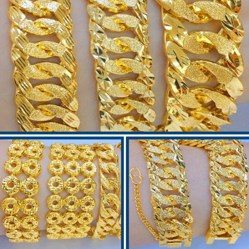 💥ADA COP 916💥(BCE50) EMAS BANGKOK ADULT CURB BRACELET RANTAI TANGAN ...