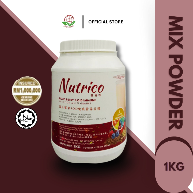 NUTRICO / MIX BERRY / 1KG / NUTRITION MULTI GRAINS / HALAL | Shopee ...