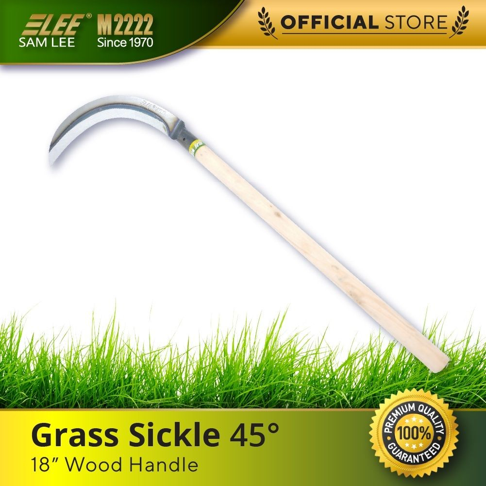 Grass_Sickle 18″ Wood Handle [Sabit Rumput] | Shopee Malaysia