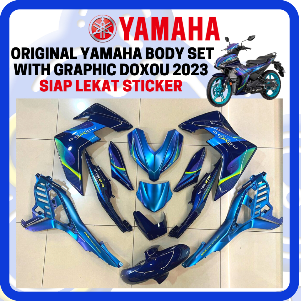 YAMAHA COVER SET BODY SET ORIGINAL MOTOR Y16ZR DOXOU 60TH ANNIVERSARY ...