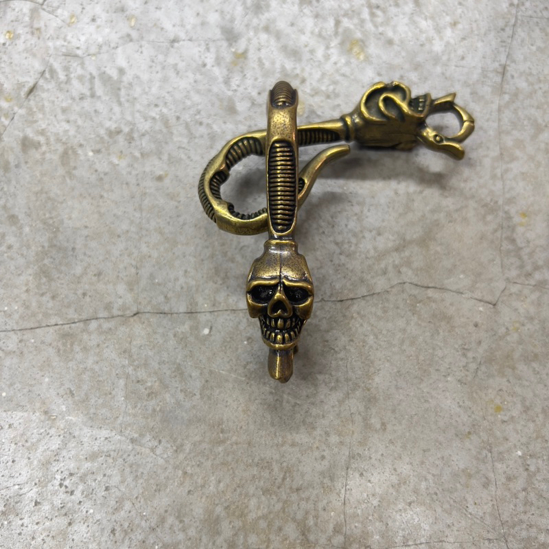 Solid Brass Skull U Hook Wallet U Shape Loop (70mm) | Shopee Malaysia