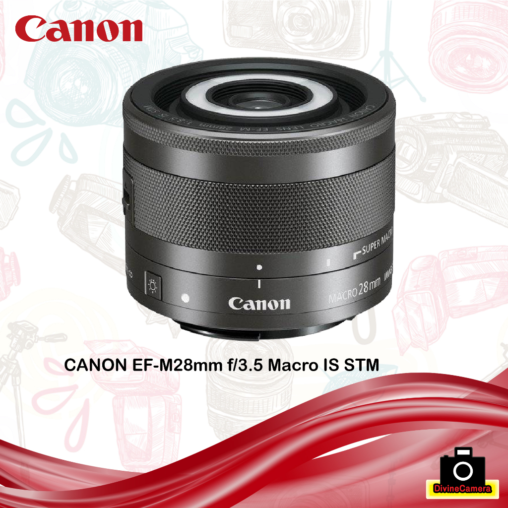 CANON EF-M28mm f/3.5 Macro IS STM | Shopee Malaysia