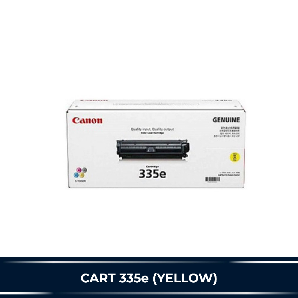 CANON ORIGINAL CARTRIDGE 335E & 335 SERIES -BLACK/ CYAN/ MAGENTA ...