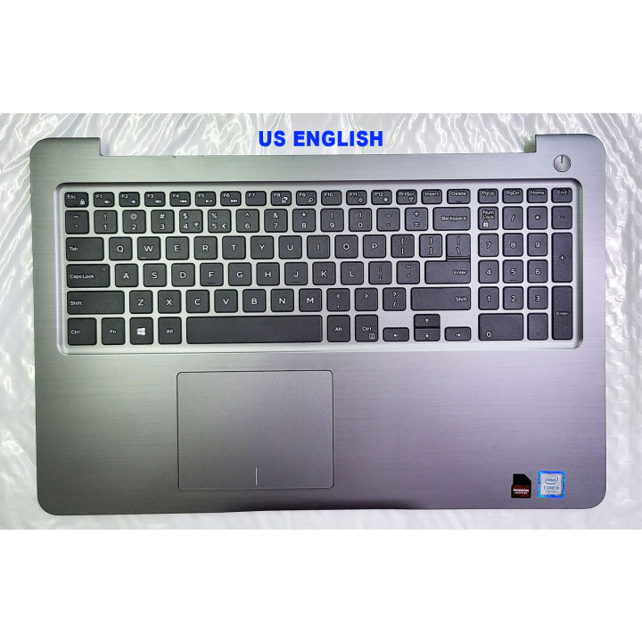 DELL Inspiron 15 5565 5567 P66F Gray Keyboard Palmrest Touchpad Cover ...