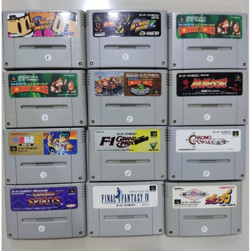 SFC Nintendo Super Famicom Cassette/日本原装SFC游戏卡带 | Shopee Malaysia